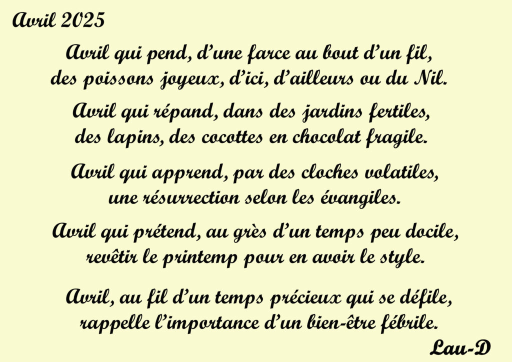 AVRIL 2025 – Lau-D